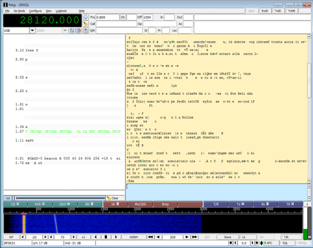 UK radio amateurs use PSK31 satellite transponder | AMSAT-UK